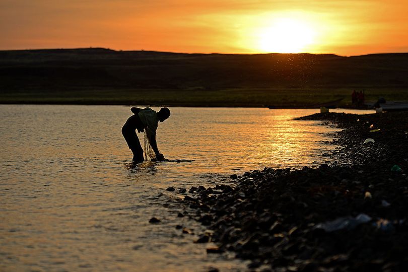 World's largest permanent desert lake with tragic myth as water ...