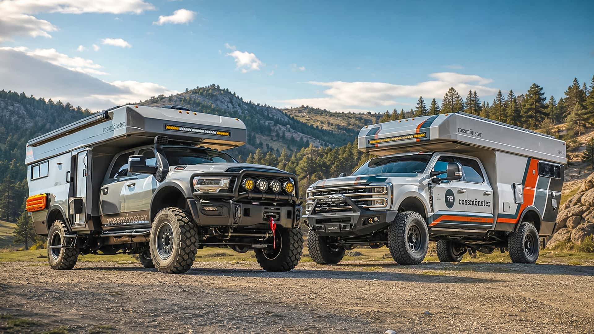 Rossmönster Baja Plus et Trail 72 : deux campers tout-terrain, deux ...