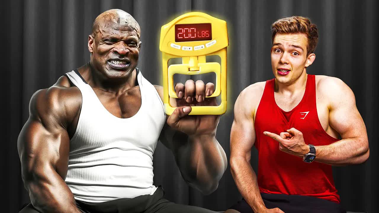 Can celebrities break this grip strength record?