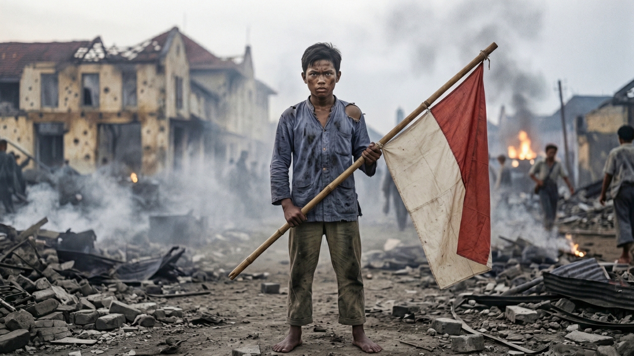 Indonesia’s independence war ignites the postwar colonial collapse