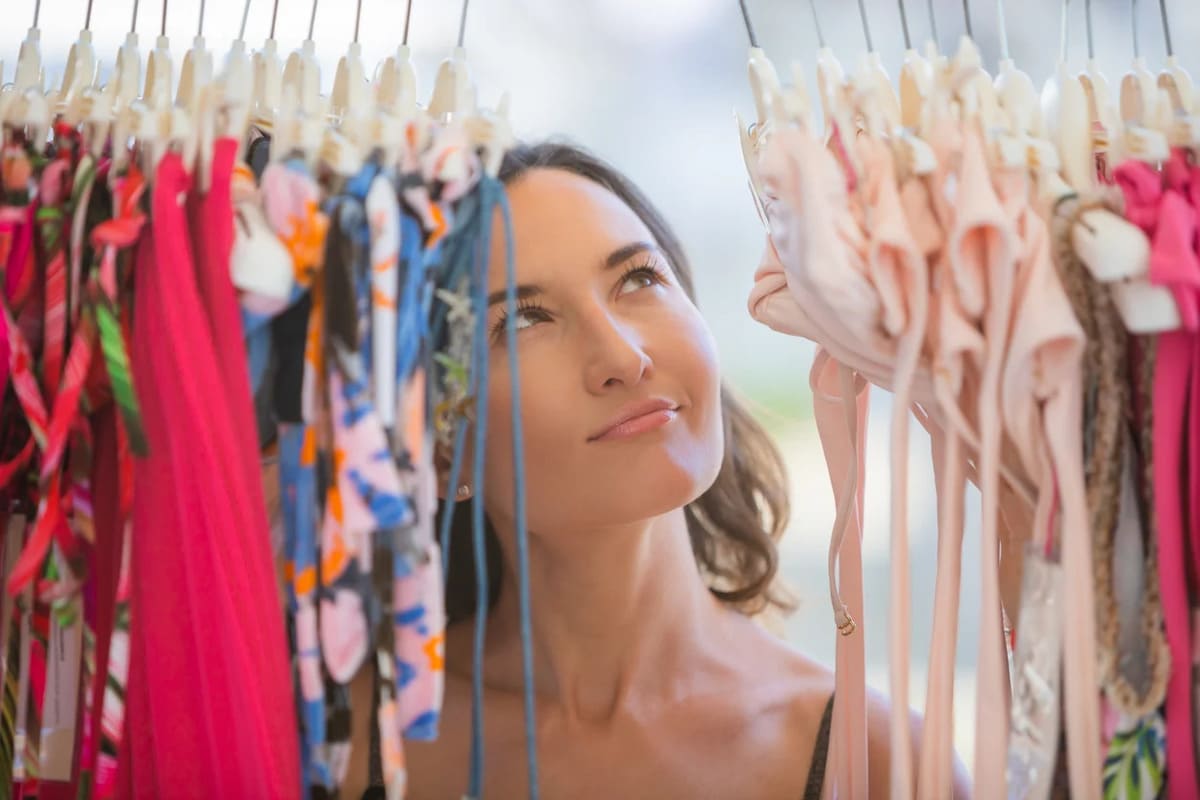 The 1950s high-waisted bikini is back in a big way this summer: a ...