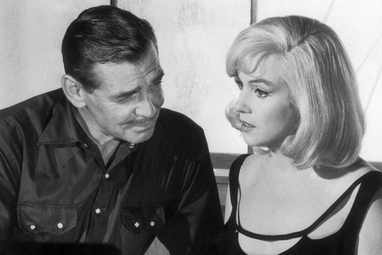 Marilyn Monroe was 'dreadfully nervous' to work with Clark Gable after ...