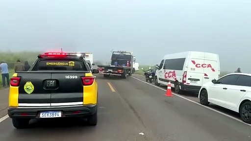 Congestionamento se forma na PR-323 após acidente entre Umuarama e Perobal