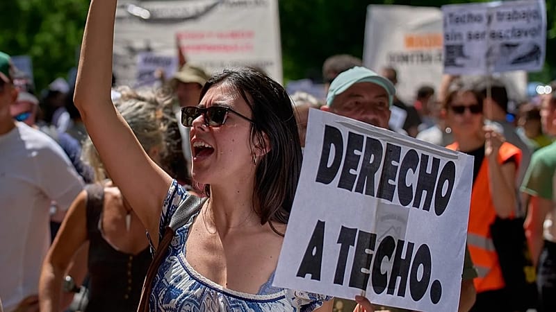 Espanha: já vai metade do salário para a renda e mais de 70% em Madrid ...