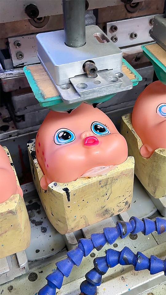 Inside a doll factory 😱