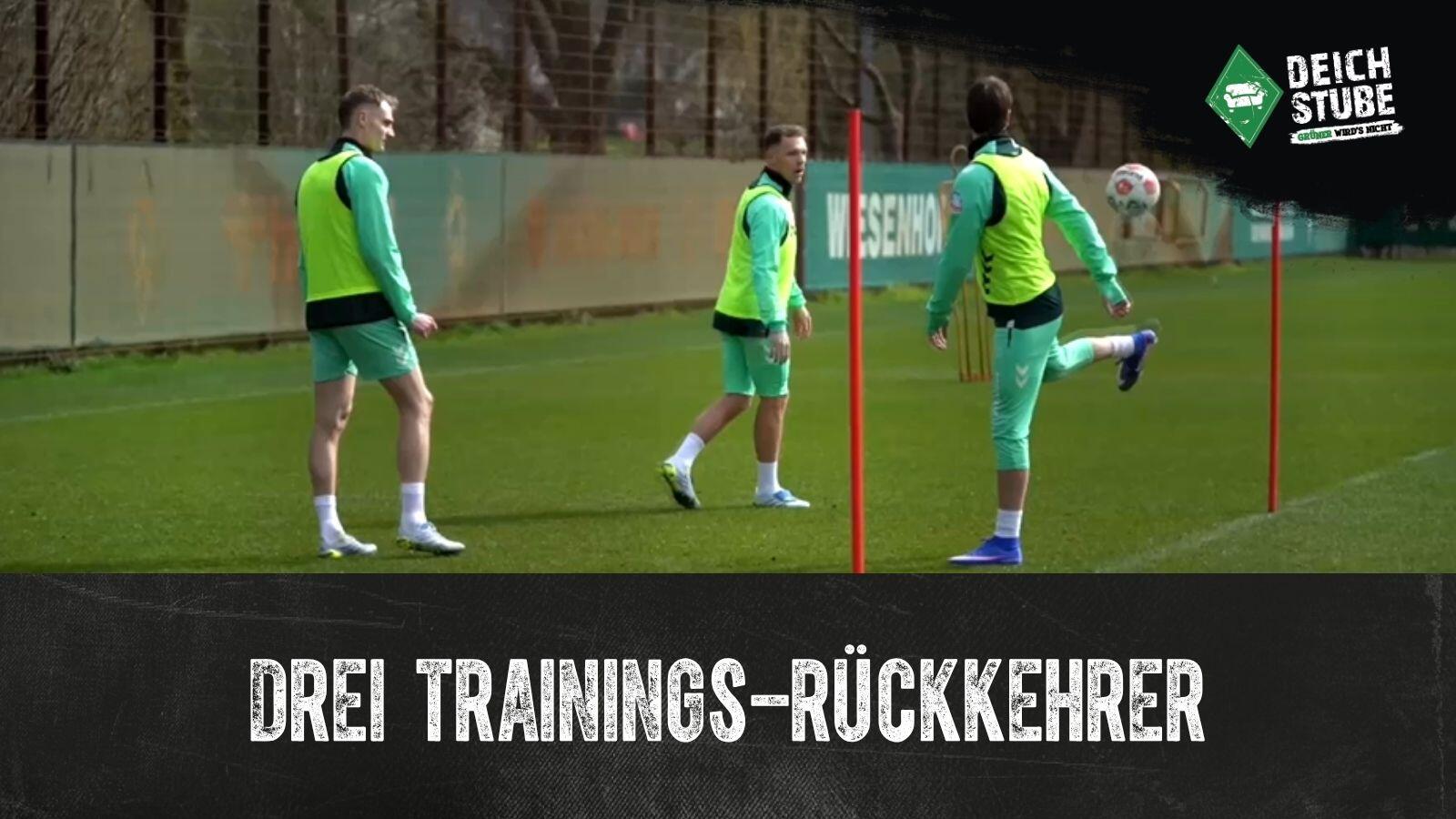 Impressionen vom Werder-Training: Milosevic, Lynen und Pieper zurück!
