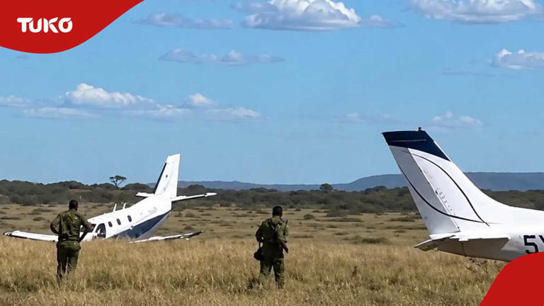 Video: Panic as plane crashes at Maasai Mara airstrip