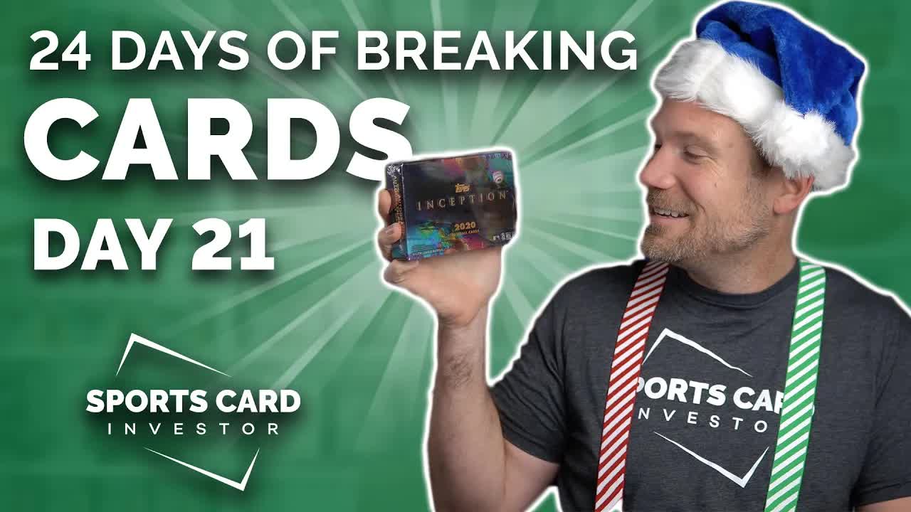 Topps 2020 Inception break 🧨 pulling rookie autos 💥 Advent charity box ...