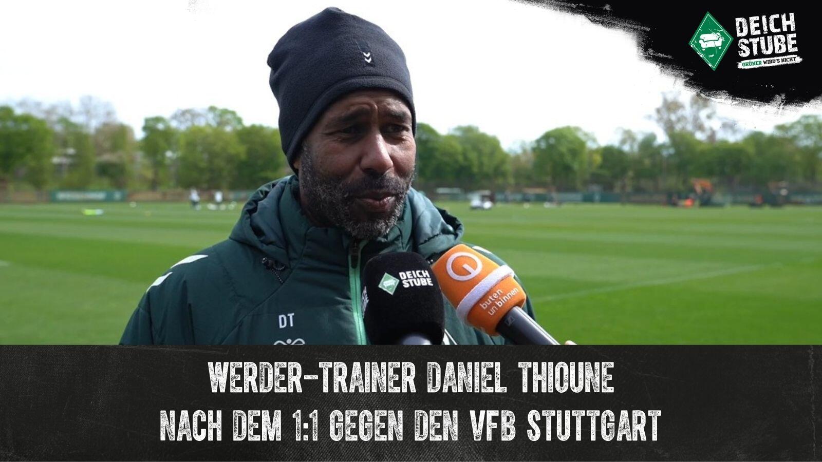 „Sehr viel wert“: Werder-Coach Thioune über Stuttgart-Remis, Stages ...
