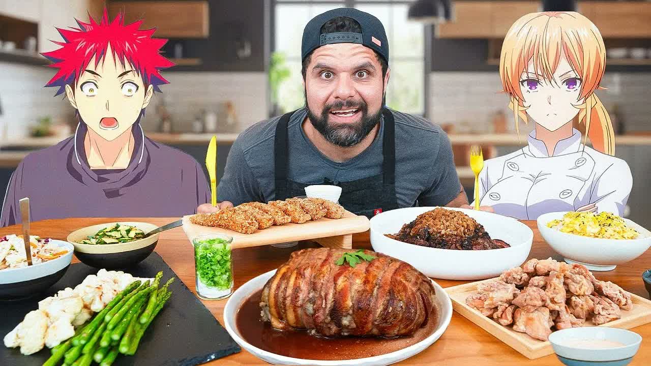 What it really takes to cook a full Food Wars menu in one day