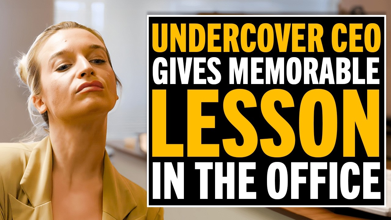 Undercover Black CEO gives memorable lesson in the office