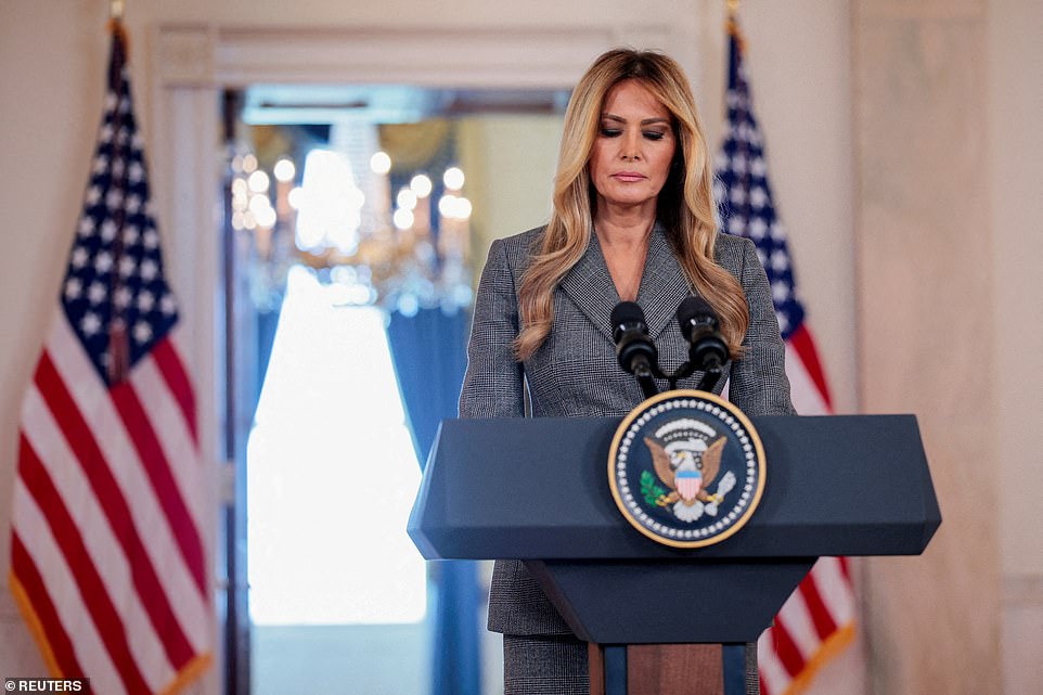 The signals in Melania Trump's carefully timed public appearances