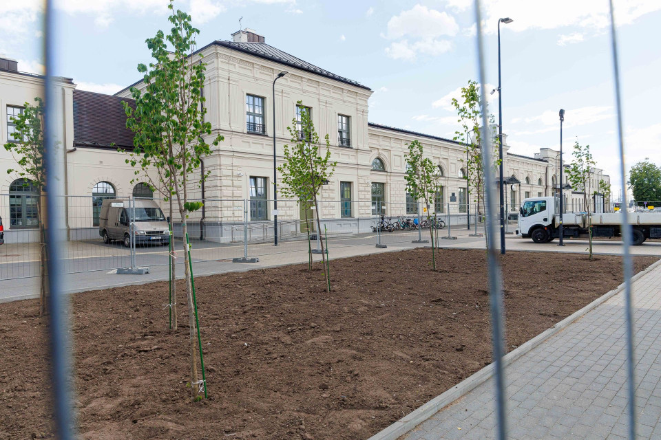 Był kamień, będzie zieleń. Zmiany przed białostockim dworcem PKP