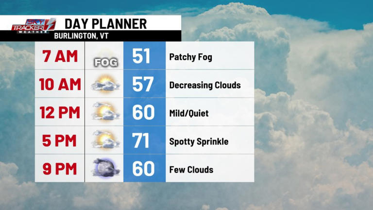 Starting June with sunshine and a spot sprinkle chance