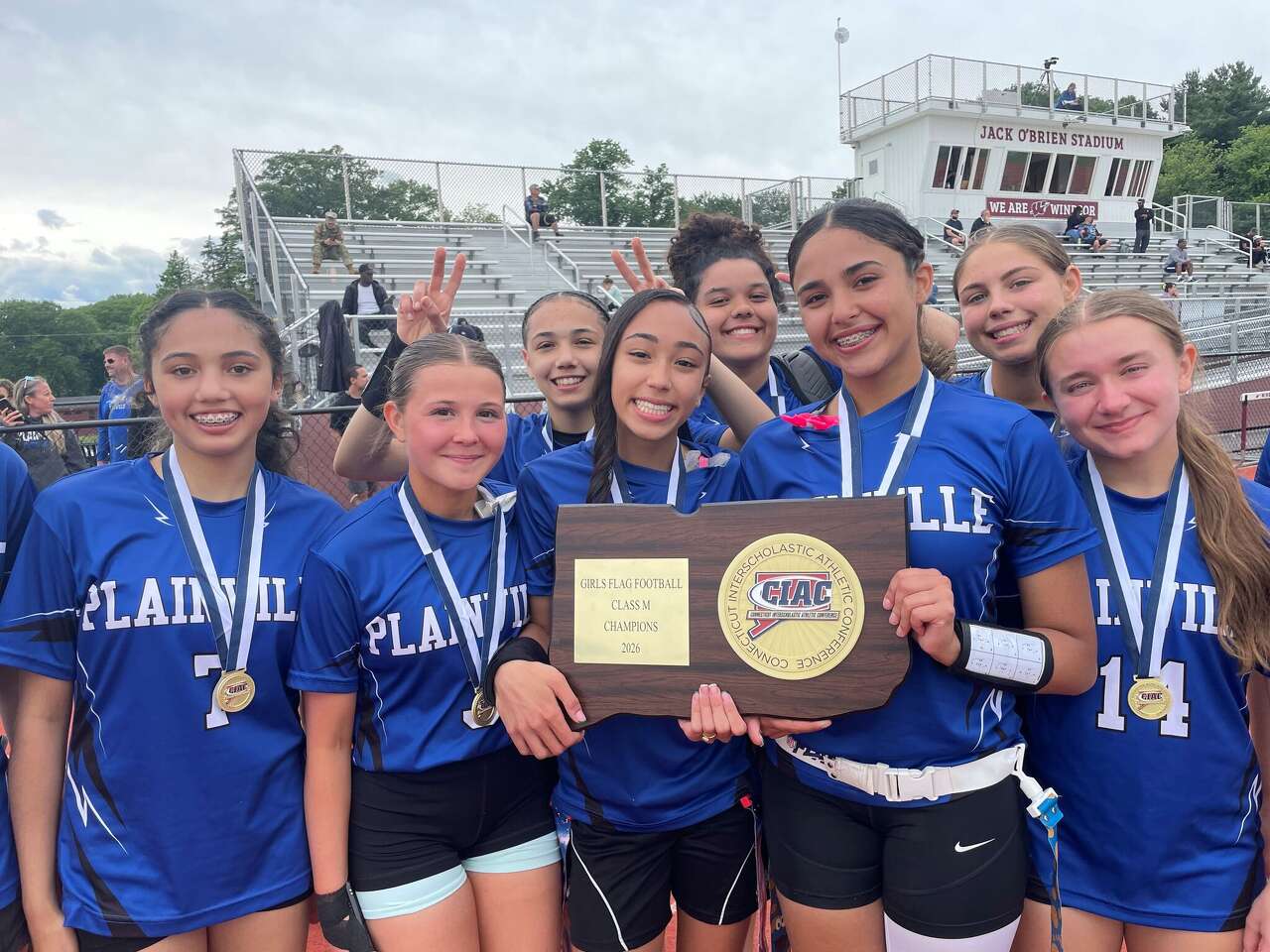Manchester, Plainville capture 2026 CIAC girls flag football championships