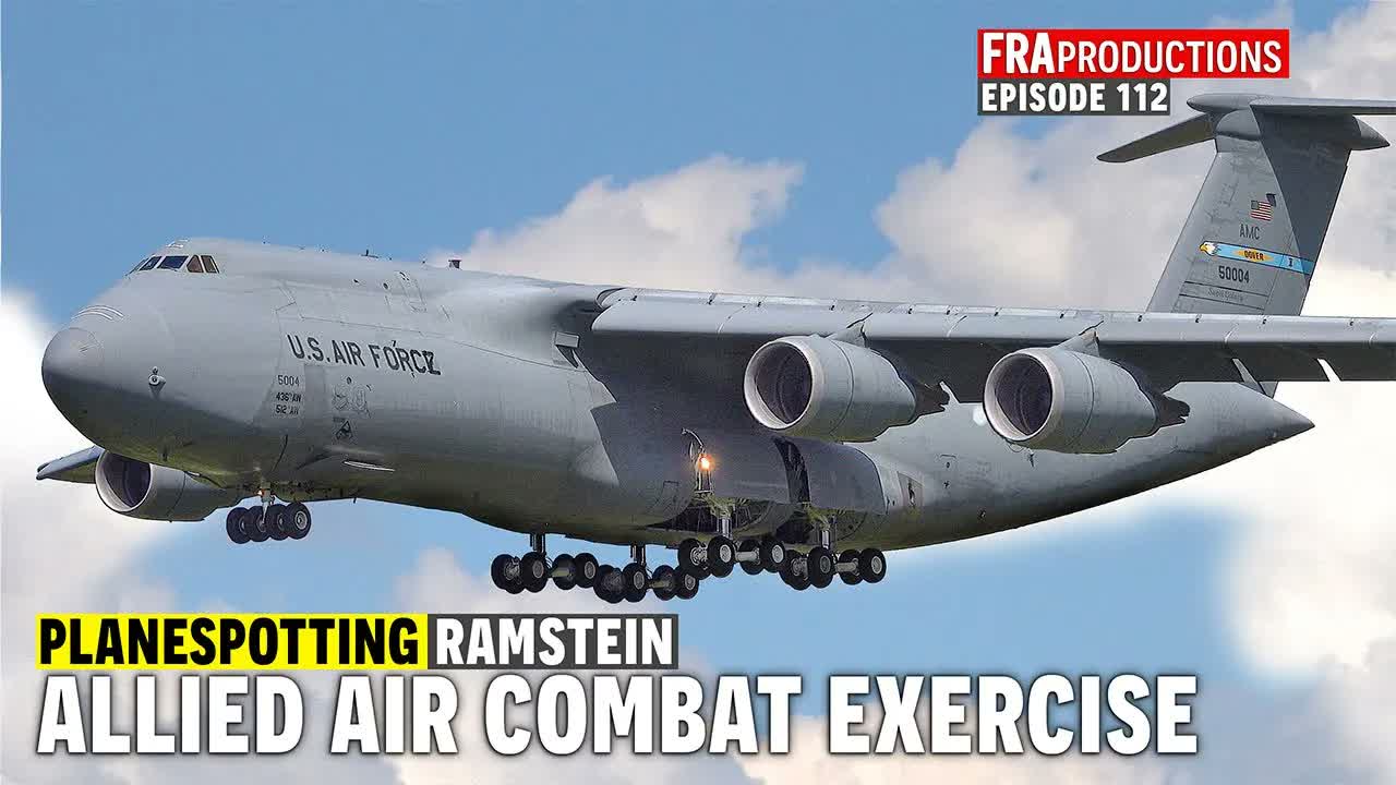 Watch 200+ ton military giants and NATO fighters fill Ramstein - "Full ...