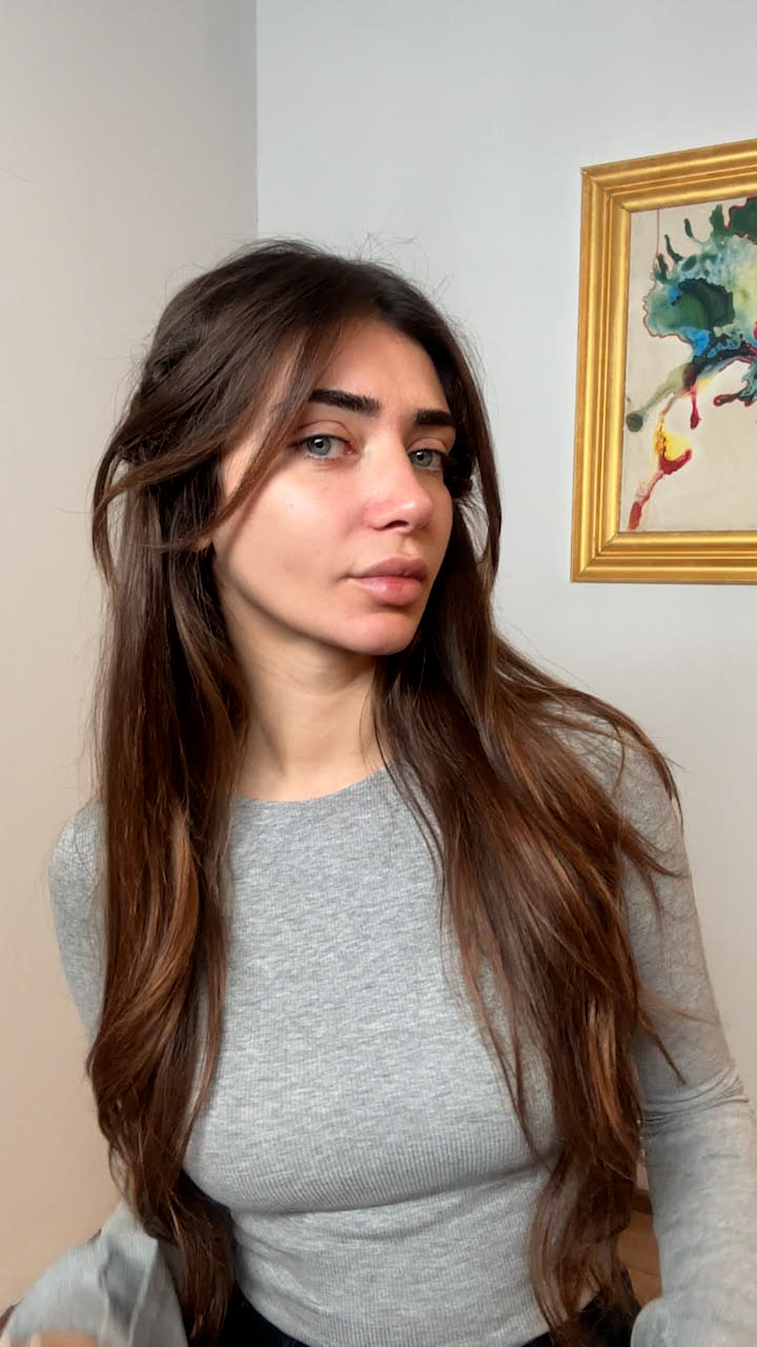 Let's style hair in a braided model