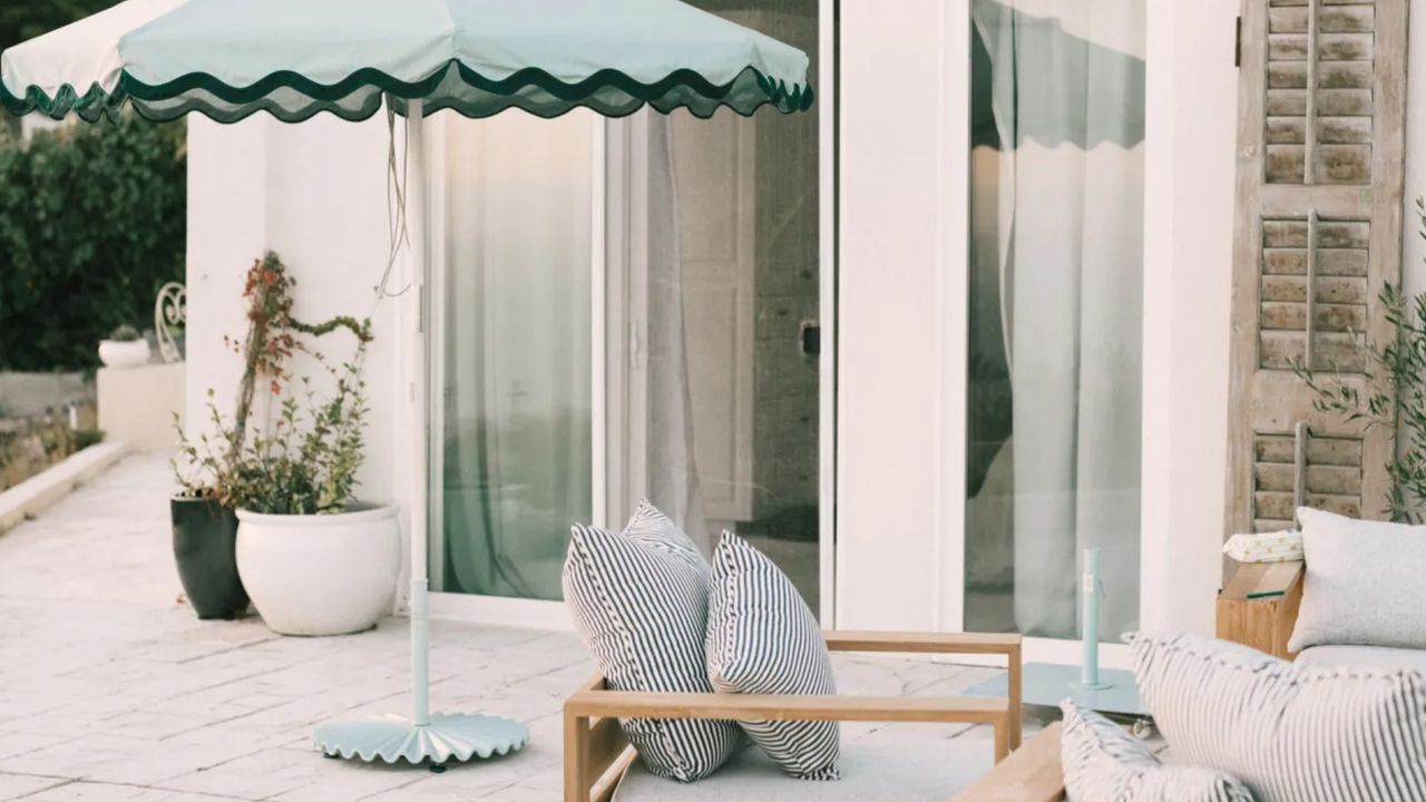 This parasol base sold out at John Lewis – but I scoured the internet ...