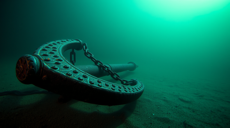 This 220-pound North Sea anchor looked 2,000 years old, and Roman, but ...