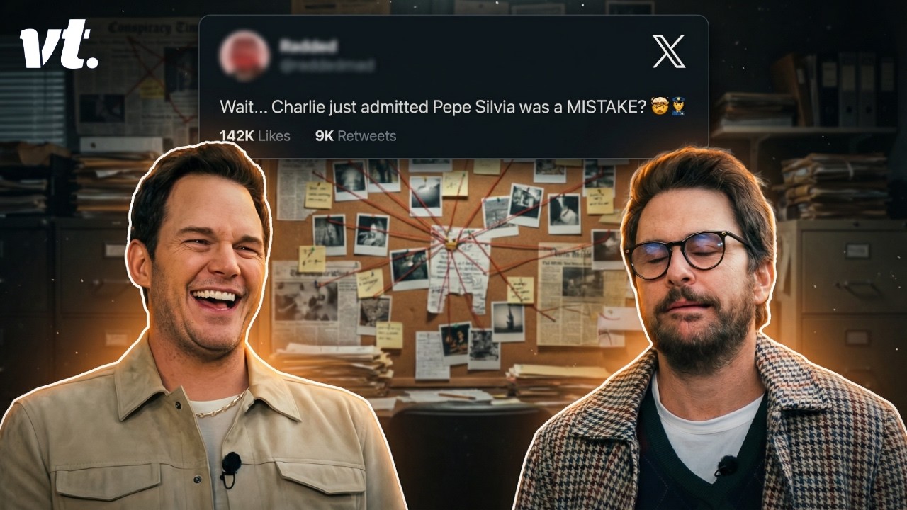 Chris Pratt & Charlie Day grill each other 🍄