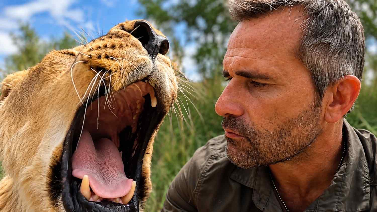 This lioness grieved after losing her sister