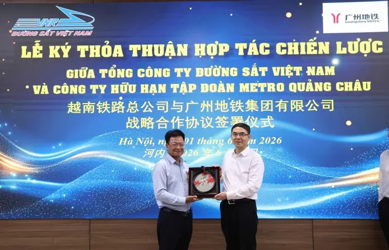 Đường sắt Việt Nam hợp tác chiến lược quản lý, vận hành Metro Quảng Châu