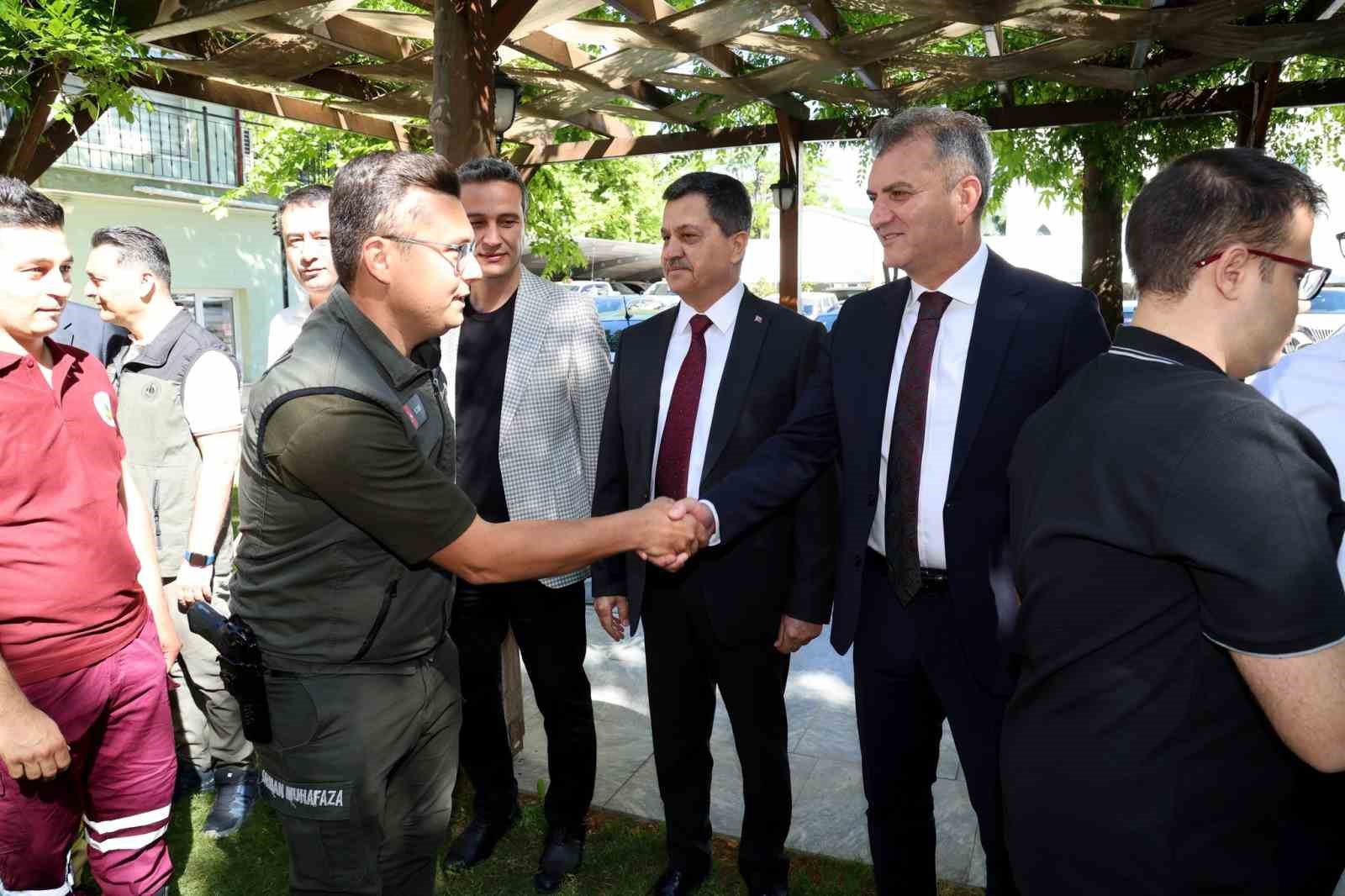 Muğla Orman Bölge Müdürlüğü’nde bayramlaşma mesaisi