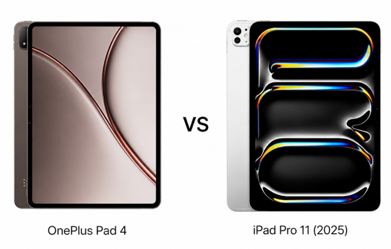 OnePlus Pad 4 vs iPad Pro 11 (2025) compared: Specs, performance ...