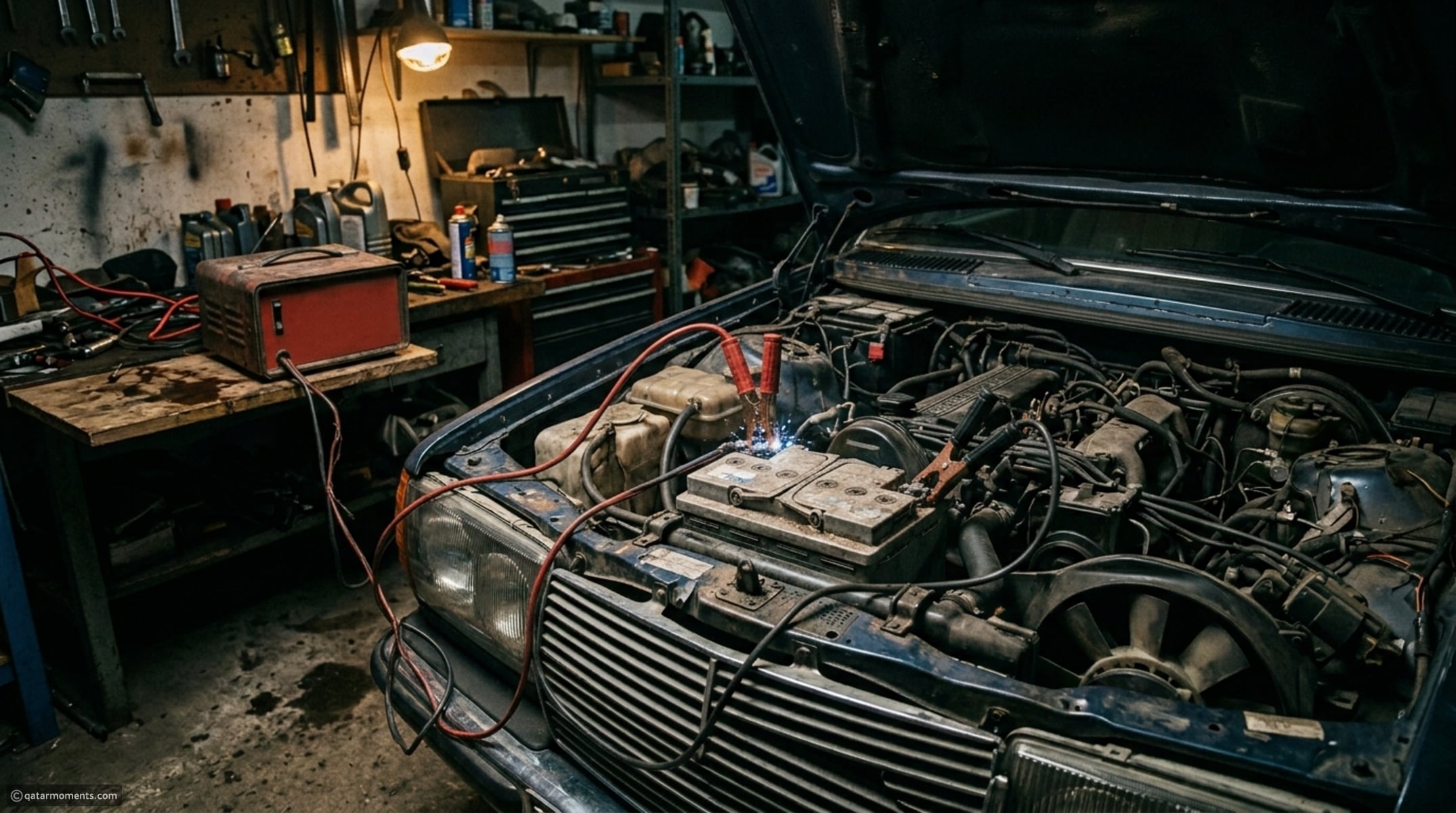 Is it safe to charge a car battery without disconnecting it?