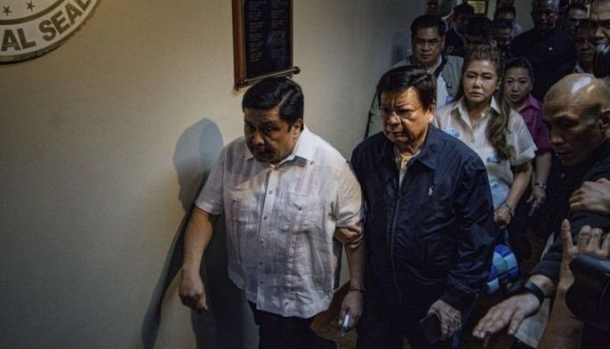 Estrada claims raps would be dropped if he left Senate majority