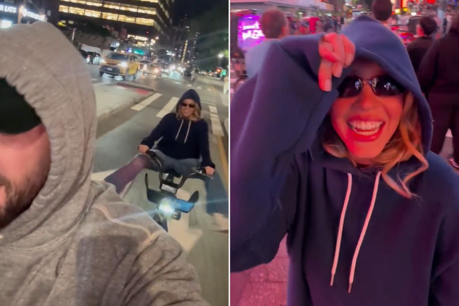 Sydney Sweeney and Scooter Braun go incognito as they ride bikes ...