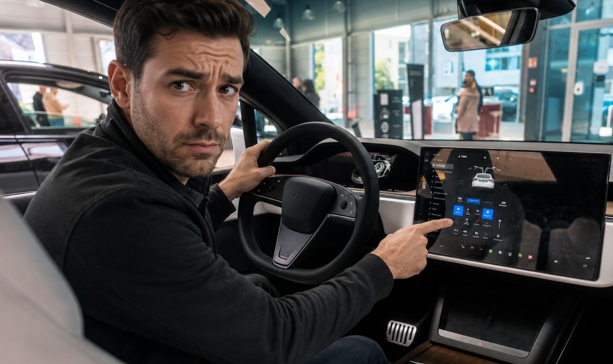 My dealer says the touchscreen controls are safer because drivers use ...