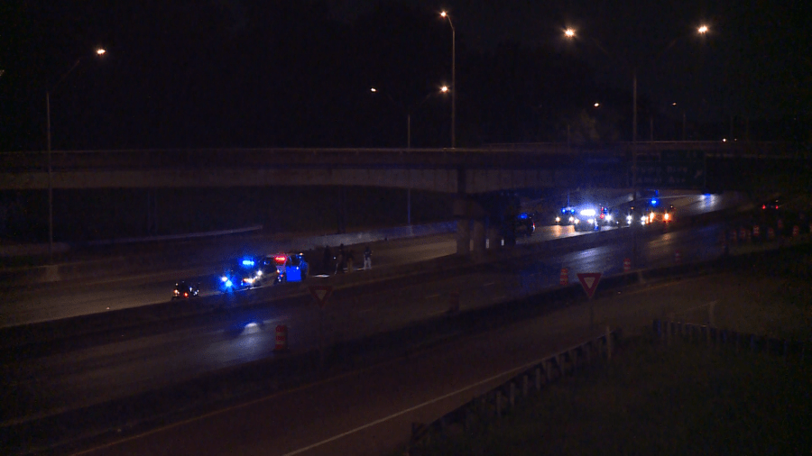 Motorcyclist injured in overnight shooting on I-240