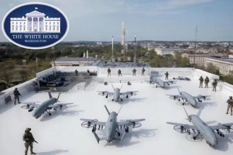 Trump demands futuristic drone fortress to stop 'death and destruction ...