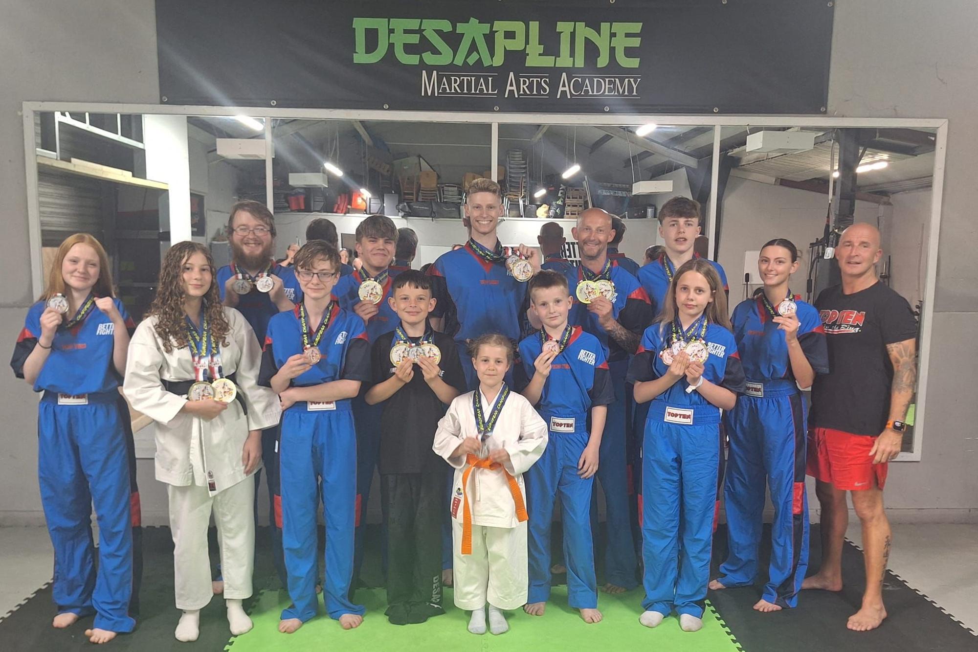 Desapline Martial Arts bring home 13 Gold medals at European kickboxing ...