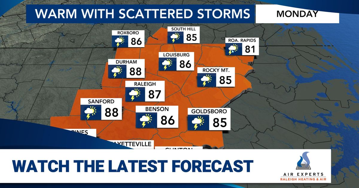 Next weather maker brings brief humidity, isolated storm chance Monday