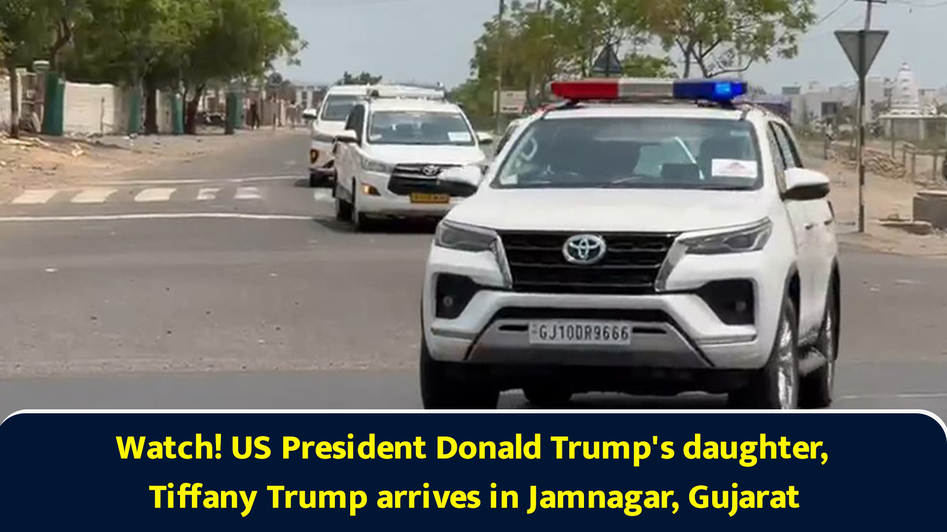 Watch! US President Donald Trump's daughter, Tiffany Trump arrives in ...