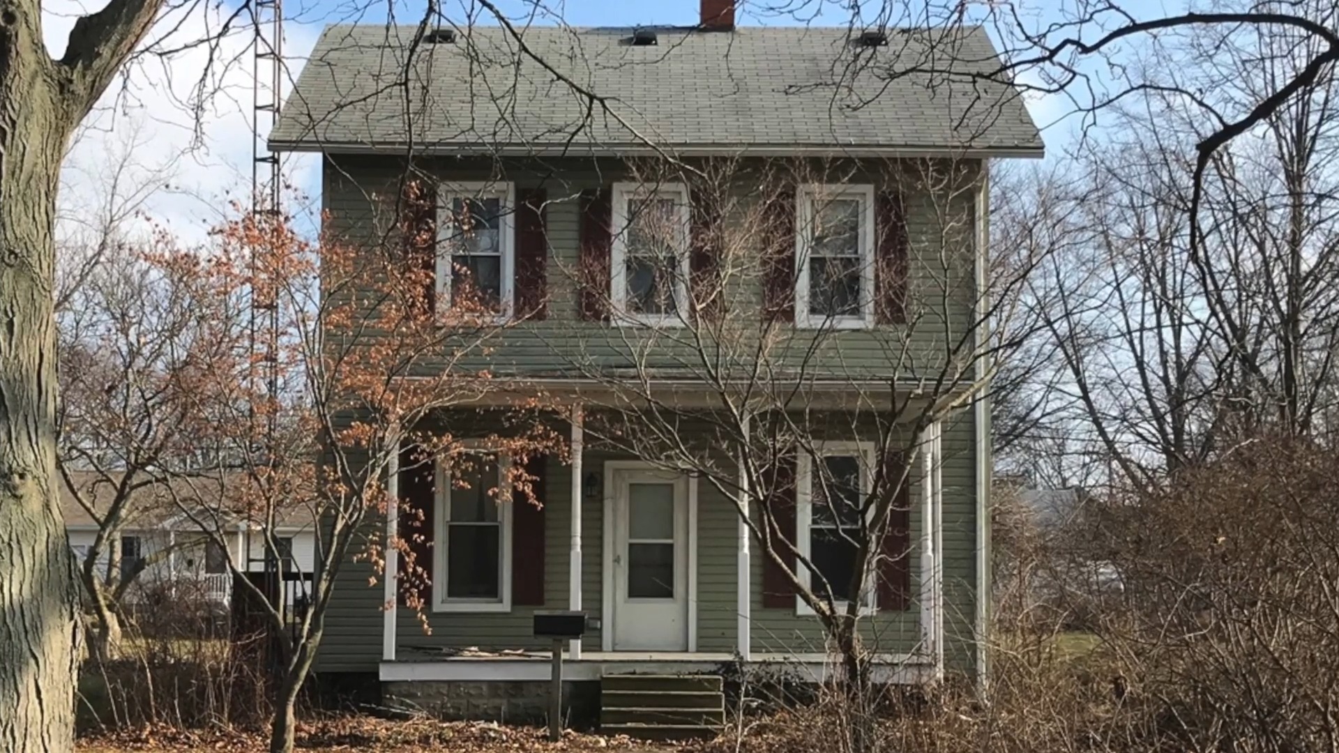A missing boy was found inside a chimney steps from his own home
