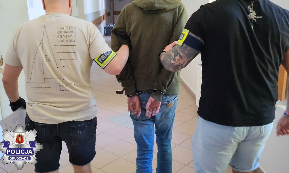 Poszukiwany 44-latek zatrzymany przez policjantów z Grudziądza. W ...