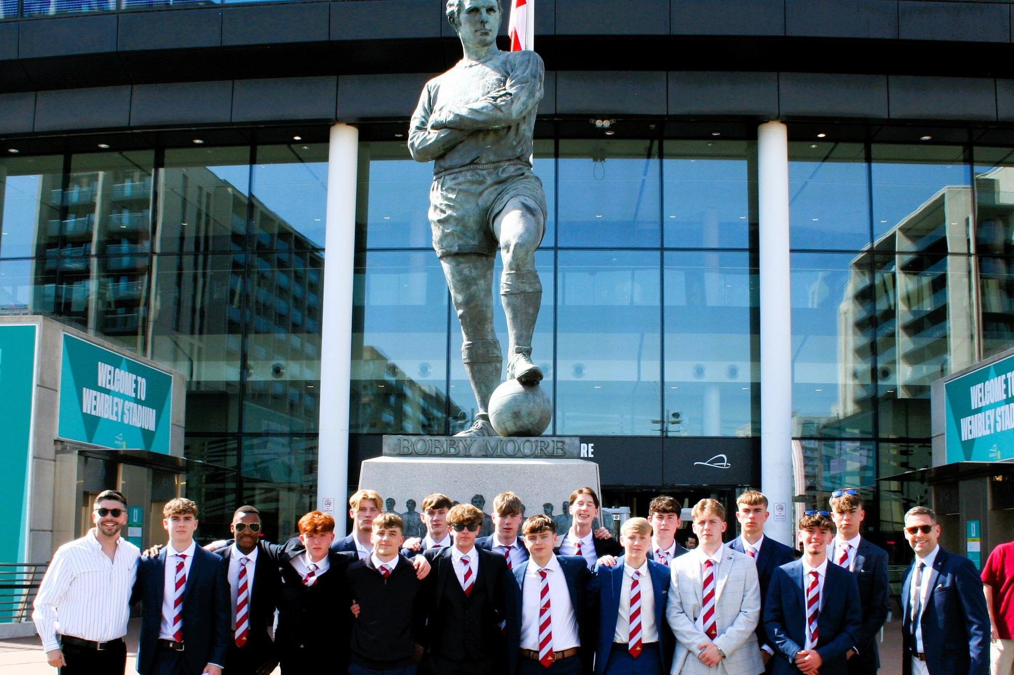 Doncaster Rovers-affiliated college team enjoys memorable Wembley day out