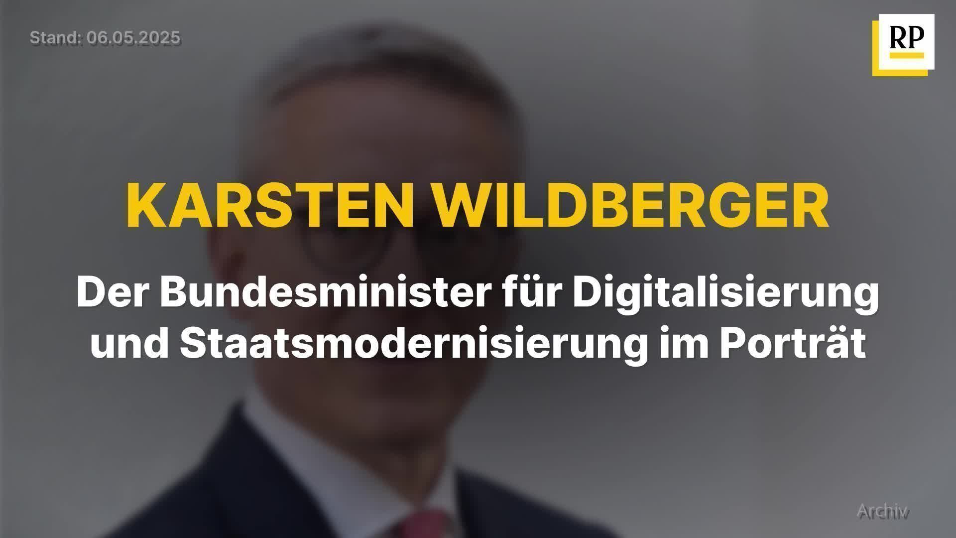 Karsten Wildberger: Der Bundesminister für Digitalisierung und ...