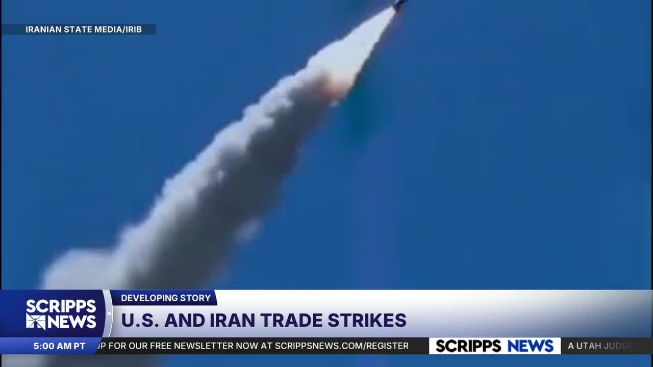 US and Iran trade strikes, raisings questions about ceasefire
