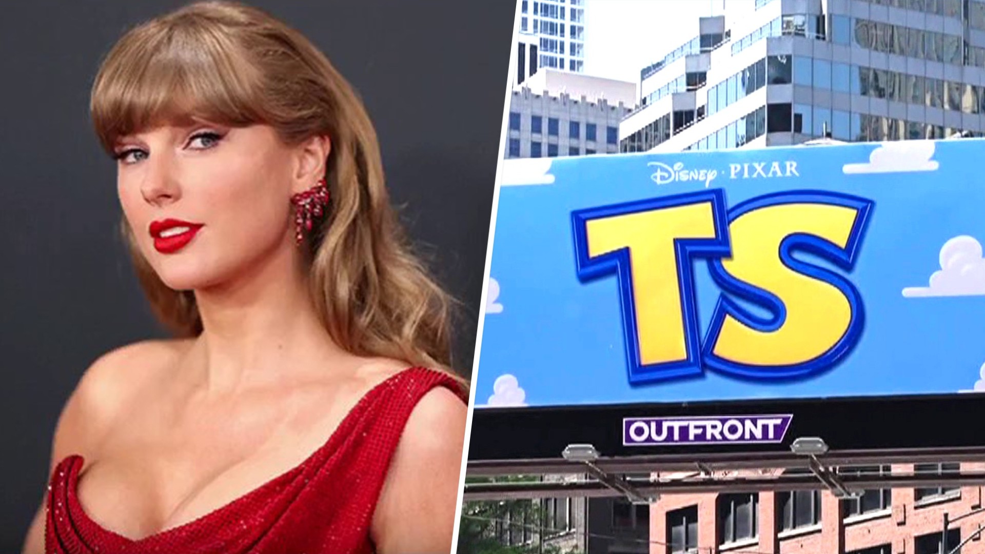 Taylor Swift theories swirl around cryptic 'Toy Story 5' billboards