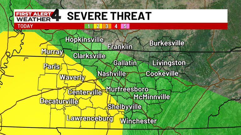 First Alert Weather Day Monday: Scattered strong storms possible