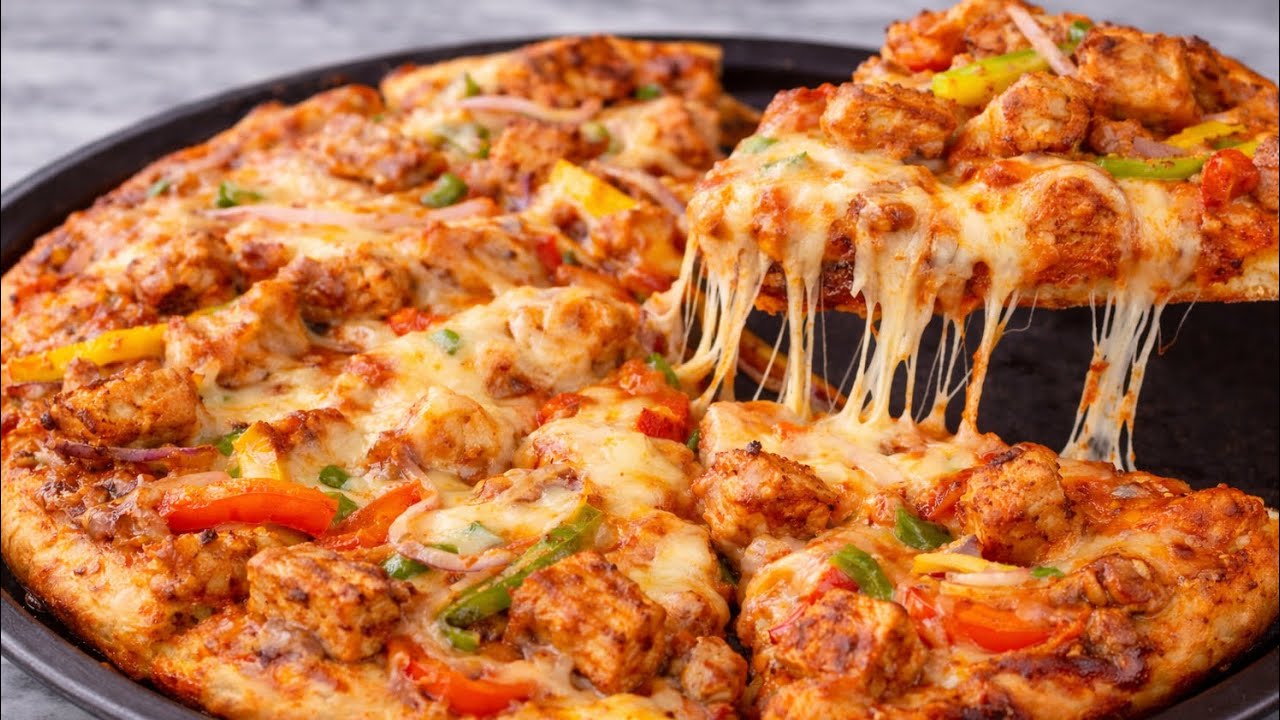Stovetop BBQ chicken pizza recipe