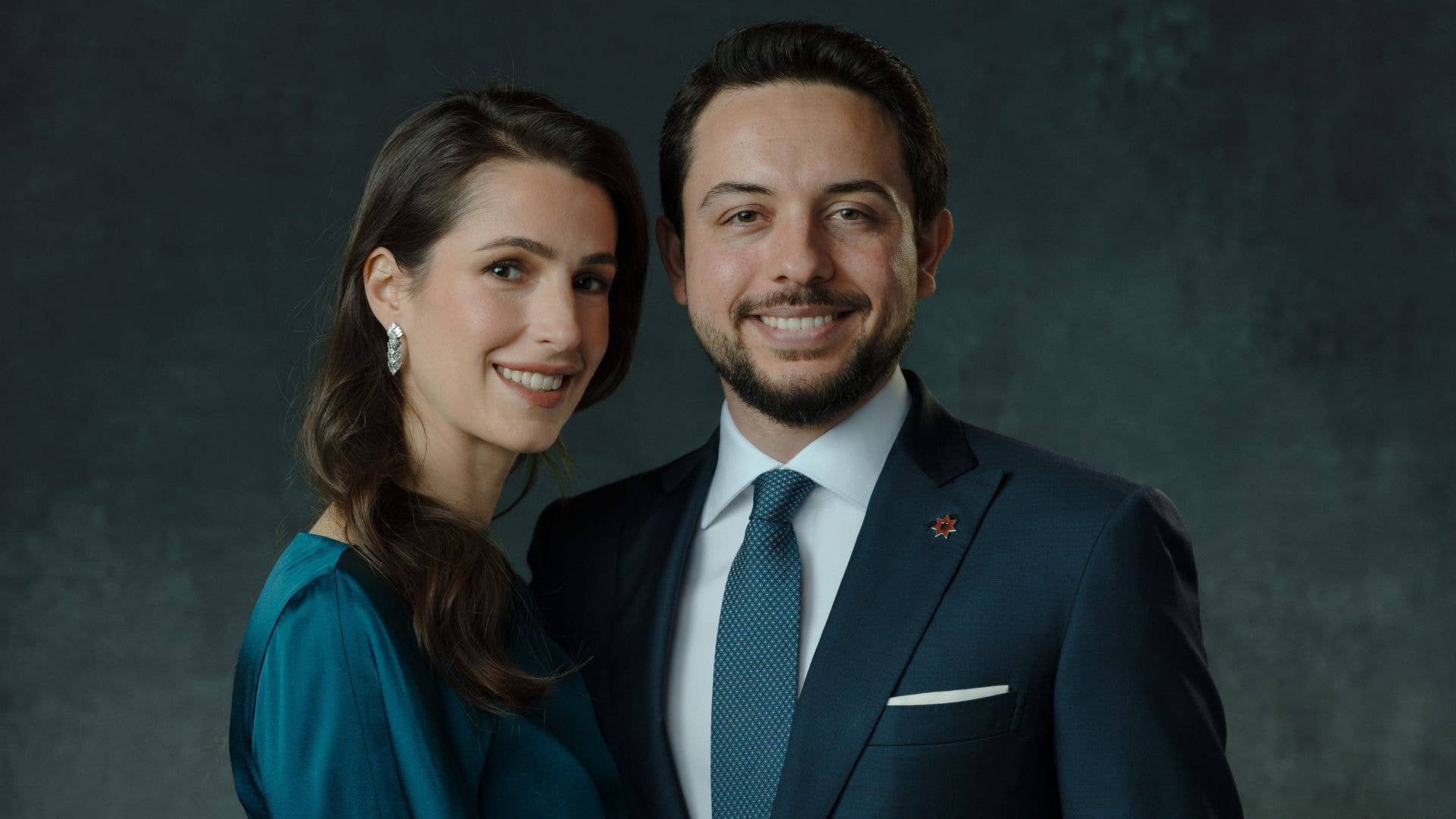 Princess Rajwa and Crown Prince Hussein look more loved-up than ever as ...