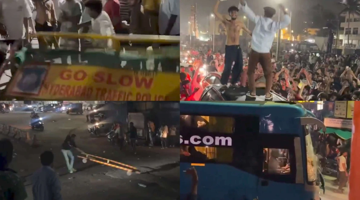 'Most toxic fans?': Viral videos show RCB supporters damaging property ...