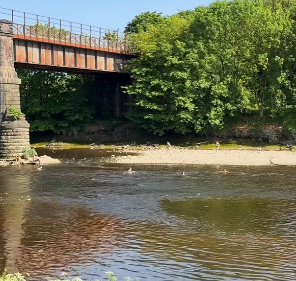 Youths pictured swimming in Preston's River Ribble after tragic ...