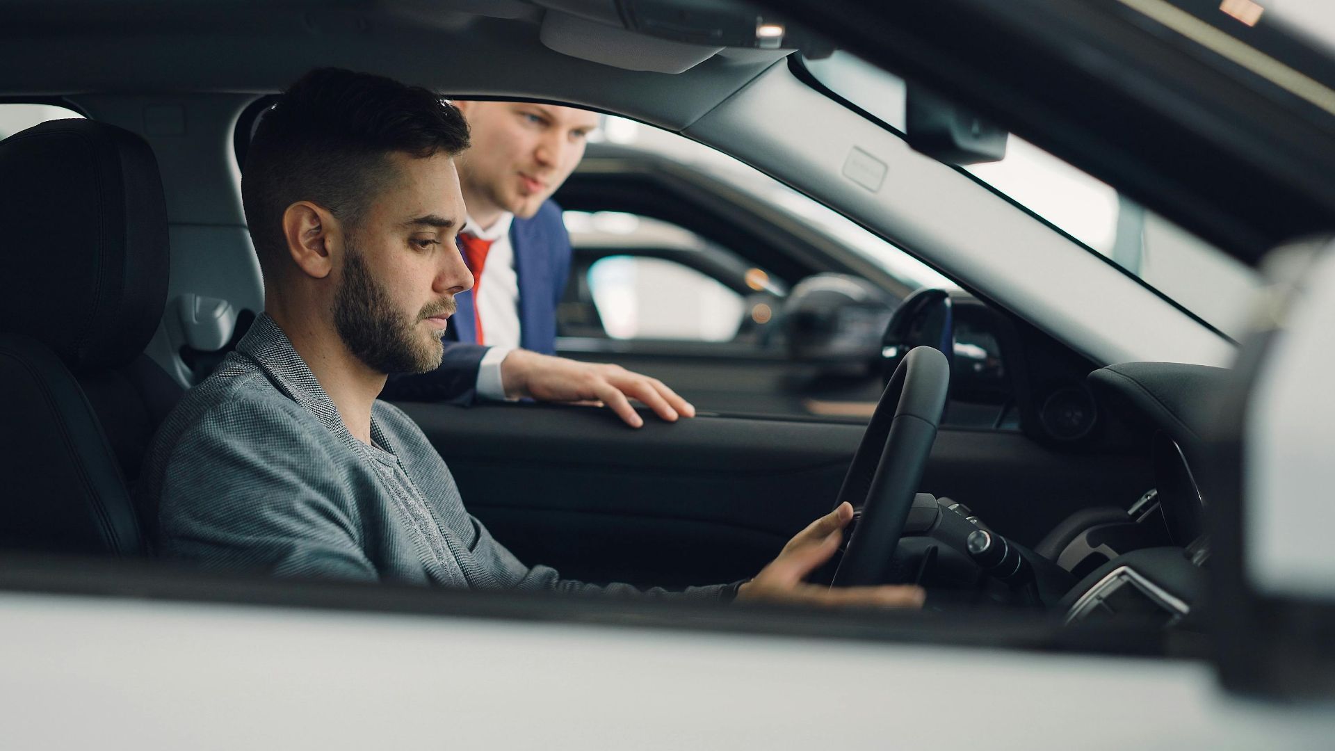 My dealer says the touchscreen controls are safer because drivers use ...
