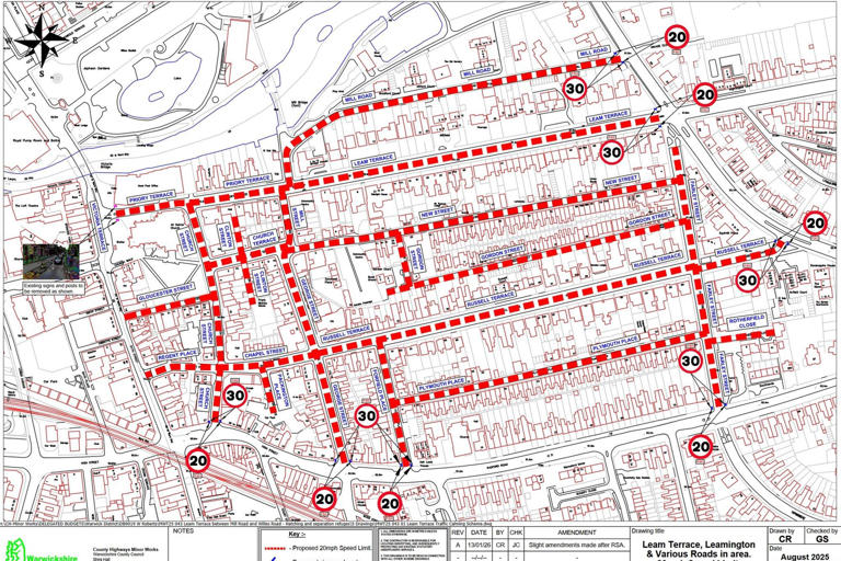 Have you say on speed limit reductions for roads in South Leamington